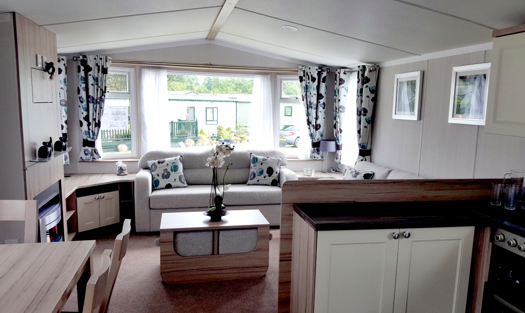 Swift Adventurer lounge - Coastline Lodges and Static Caravans