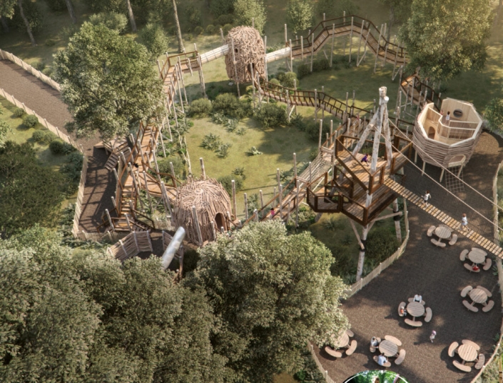 Skelf Island | A treetop adventure across the dormant water of The ...